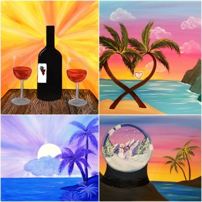 Happy New Year!! January Painting Events Now Open! - Painting with Rita